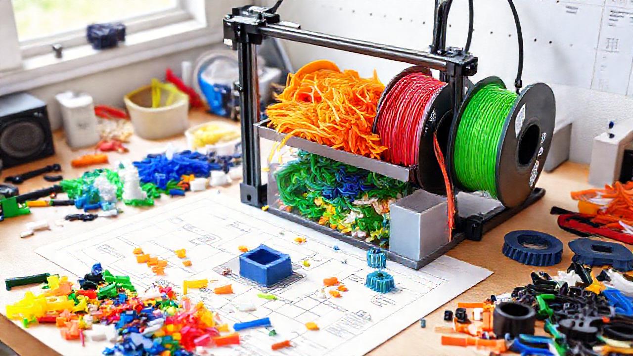 Cómo se puede crear un sistema casero de reciclaje para filamentos - 3DRoma